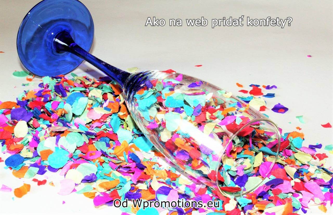 How to add falling confetti to your WEB/E-SHOP ? | William Promotions